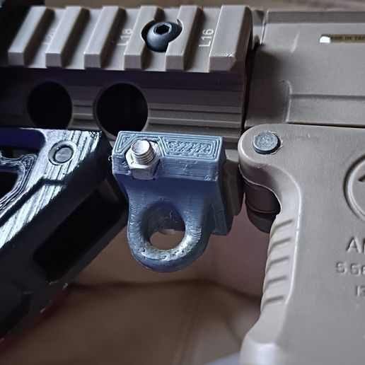 3D file Picatinny Slingholder Centerring 🔫 ・Model to download and 3D ...