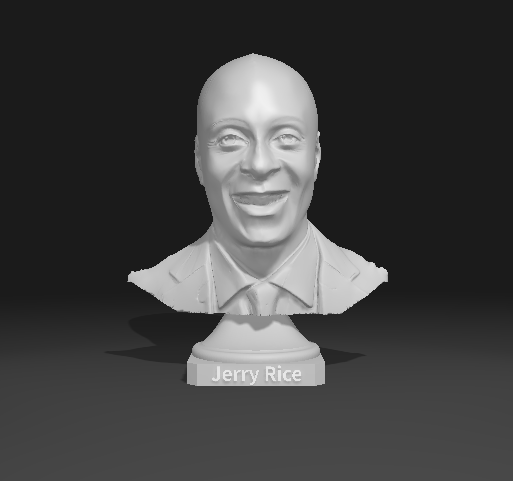 🌾 Jerry Rice - Premium Statue・ STL File for 3D printing・Cults
