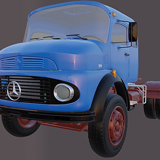 🚗 MERCEDES BENZ 1519・ 3D File for ・Cults
