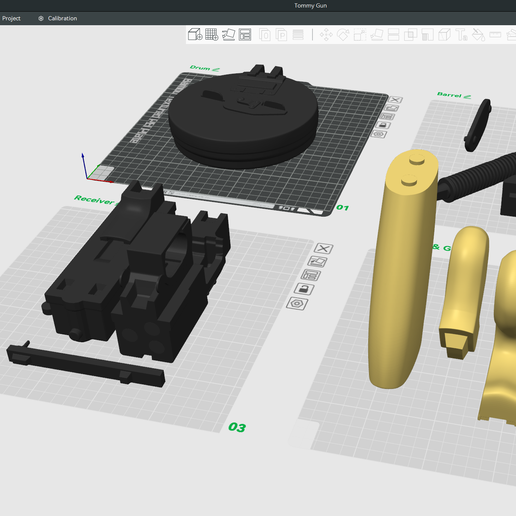 🔫 Tommy Gun for Authentic Gangster Vibes・ STL File for 3D printing・Cults