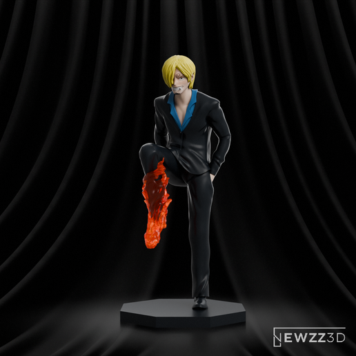 🏴‍☠️ Sanji - One Piece・ 3D File for 3D printing・Cults
