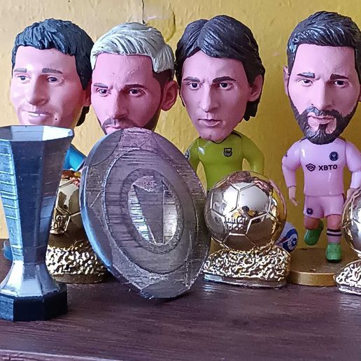 🛡️ Supporters Shield MLS Trophy MESSI・ STL File for 3D printing・Cults