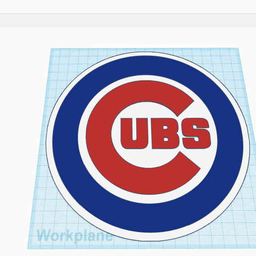 👾 Chicago Cubs Logo・ STL File for 3D printing・Cults