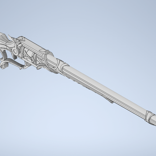 🎭 Genshin Impact - Chevreuse Musket・ STL File for ・Cults