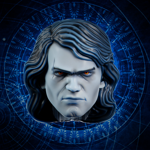 ⭐ ANAKIN SKYWALKER ACTION - CUSTOM 3D PRINTABLE HEAD FOR STAR WARS ...