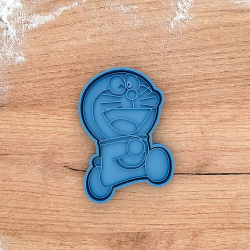 STL file Doraemon cookie cutter from Doraemon 🍪 ・Model to download and ...