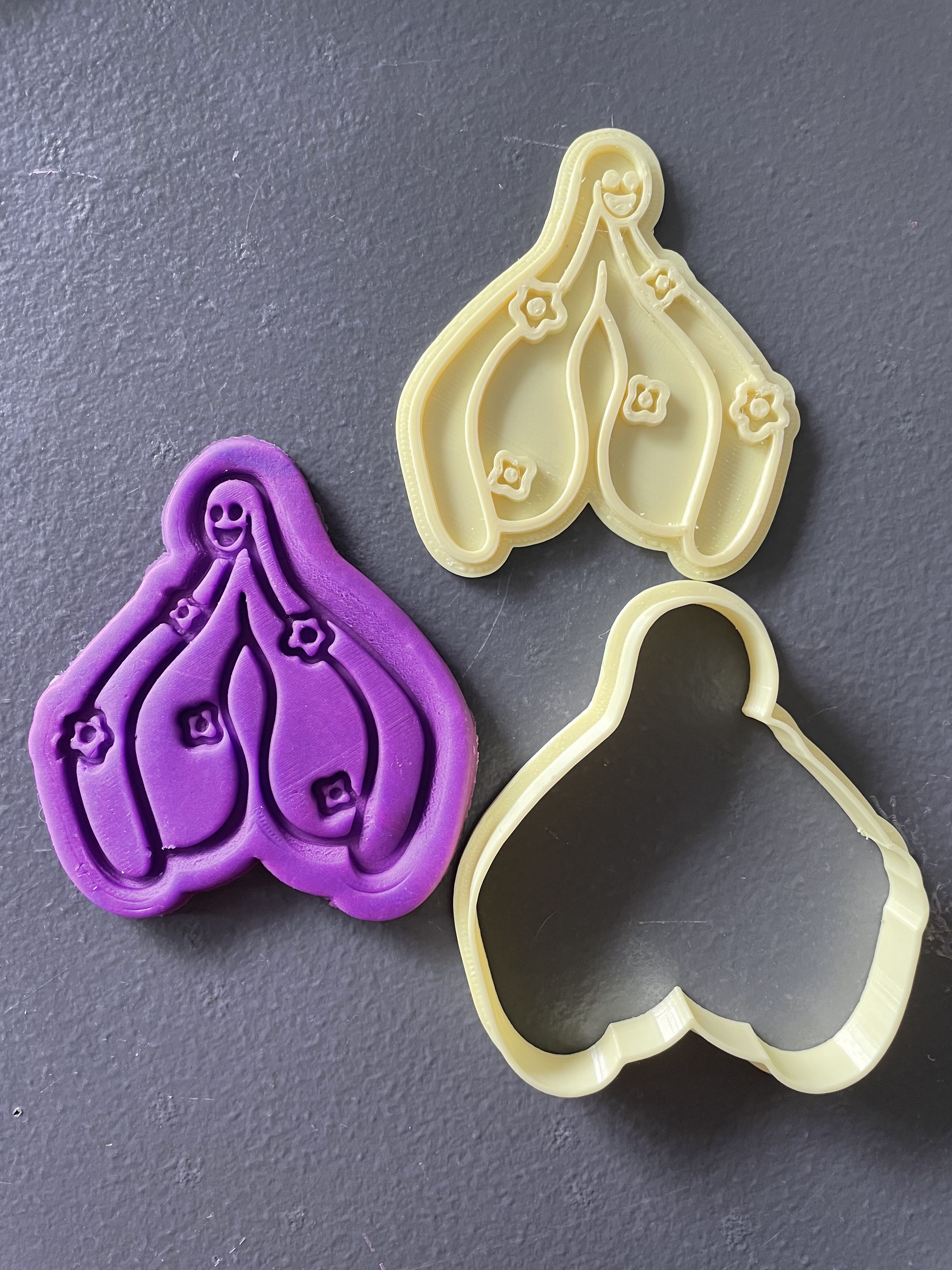 3d File Cute Clitoris Cookie Cutter・3d Print Object To Download・cults