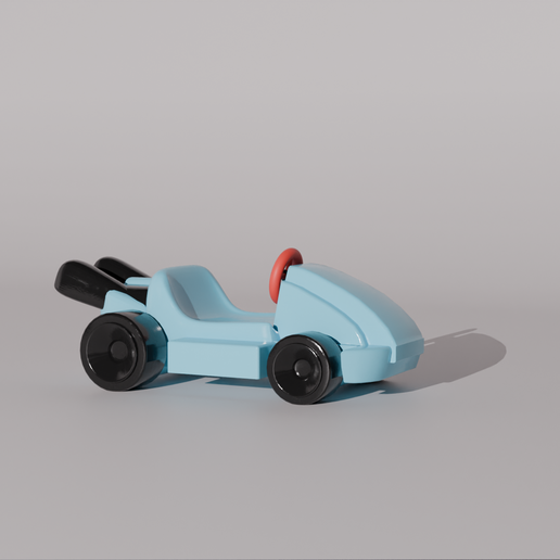 STL file Go Kart_01 🛒 ・3D printer design to download・Cults