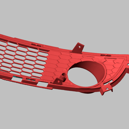 🌫️ BMW E90 FACELIFT FOG LIGHT GRILL 3D SCAN・ STL File for 3D printing・Cults