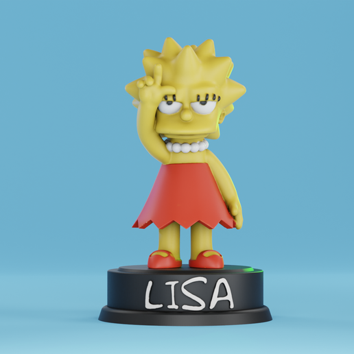 lisa simpson 3d