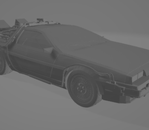 STL file Delorean Time machine 👽 (OBJ)・3D printing design to download・Cults