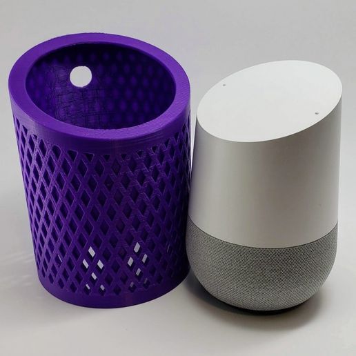 Arquivo grátis STL Capa do Google Home 🎵 ・design para impressão 3D para ...
