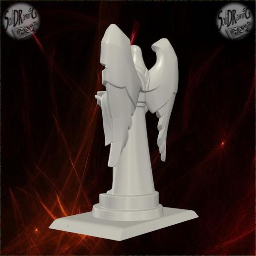 👼 Firekeeper Angel Statue – SoliDRawinGs SG1562・ STL File for 3D ...