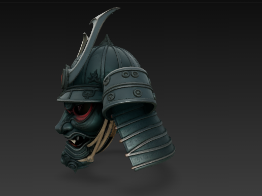 🗡️ Samurai Shogun Warrior Mask Helmet Vector Design・ STL File for 3D ...