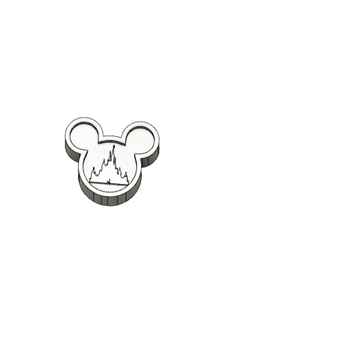 👽 Disney head of mickey・Free STL File for ・Cults