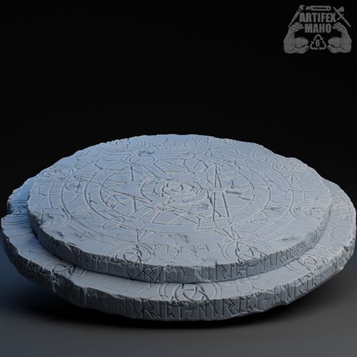 3D file Summoning Circle 🟣 ・3D printer model to download・Cults