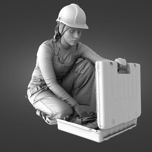 ♀️ Female workers・ STL File for 3D printing・Cults
