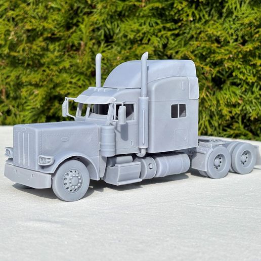 🛣️ PETERBILT 389 - 1:35 SCALE MODEL KIT・ 3D File for 3D printing・Cults