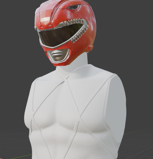 👤 BUST RED RANGER FORTNITE・ STL File for 3D printing・Cults
