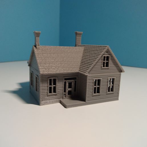 🏠 N-Scale House 'The Courtland' 1:160 Scale STL Files・ STL File for 3D ...