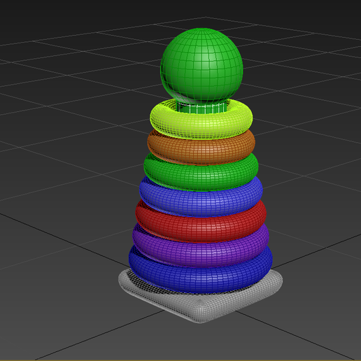 👶 Rock-a-Stack Baby Toy・ STL File for 3D printing・Cults