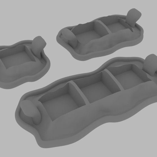 🎲 12mm Dice Trays - FDM Friendly・Free STL File for 3D printing・Cults