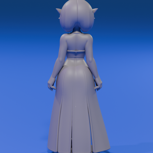 🫦 Sexy Gardevoir Curvy Body - Micro Bikini Anthro Figure・ STL File for ...