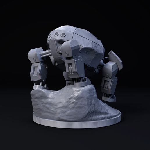 🐢 Turtle mecha robot 32mm scale pre-supported・ 3D File for 3D printing ...
