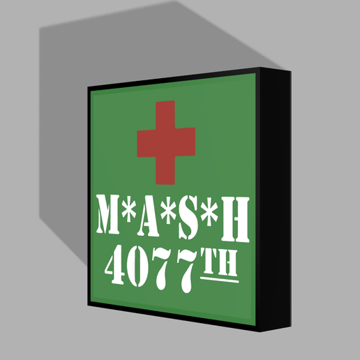 STL file Mash 4077th TV Show Lightbox 🪖 (3MF)・3D printer model to ...