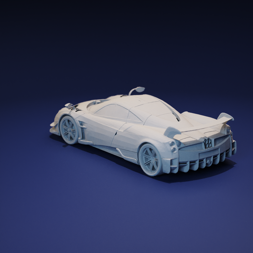 🚗 PAGANI HUAYRA - 3D MODEL・ STL File for 3D printing・Cults