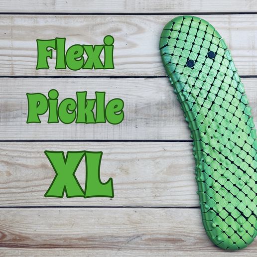 👌 Flexi Pickle XL・ STL File for 3D printing・Cults