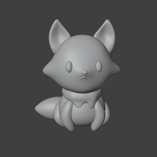 🦊 fox・ STL File for 3D printing・Cults