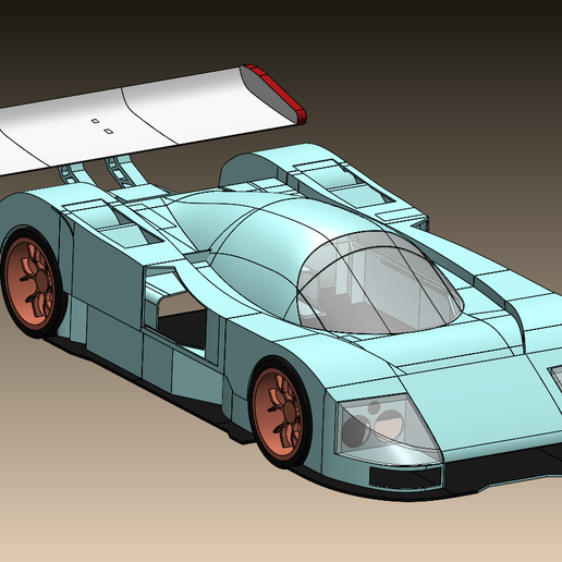 STL file Big racing car model 🚗 ・3D printer design to download・Cults
