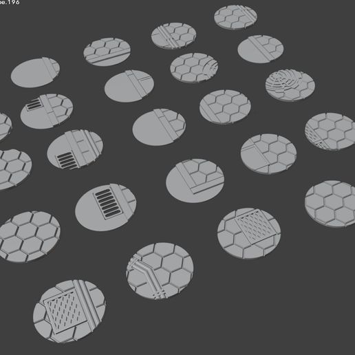 💂 25 mm Urban Hex Base-Toppers Basetoppers for GW-Bases Set 2・ 3D File ...
