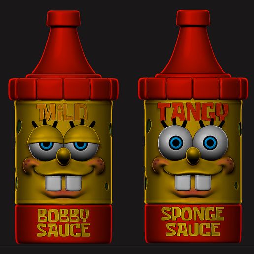 STL file Sponge Sauce 🧽 ・3D printing idea to download・Cults