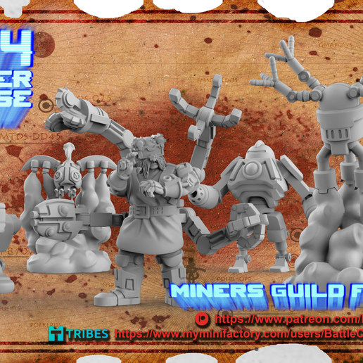 🛰 Miner's Guild Foreman・ 3D File for 3D printing・Cults