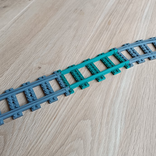 STL file train rail track straight 🚆 ・3D printable model to download・Cults