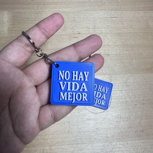 STL file JW Keychain, 3D keychain, No hay vida mejor Keychain 🗝️ ・3D ...