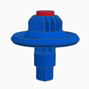 STL file BEYBLADE X | DISC RUBBER ACCEL BIT | CUSTOM SERIES 🧸 ・3D ...