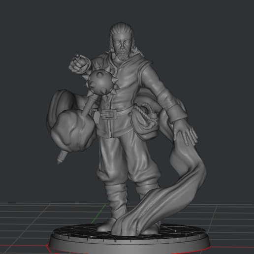 🗿 The Human Cleric・Free STL File for 3D printing・Cults