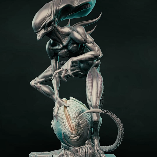 👽 ALIEN・ 3D File for 3D printing・Cults