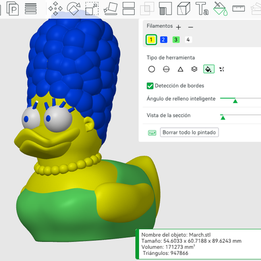 STL file Rubber duck-Marge Simpson 🦆 (3MF)・3D printable design to ...