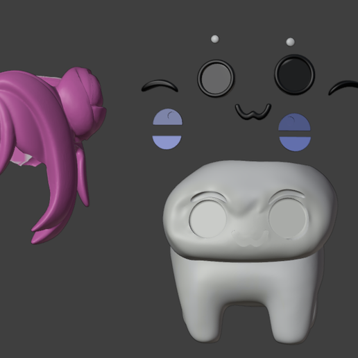 🧉 NIKKE DORO MEME MATTE (stepped polymer)・ 3D File for 3D printing・Cults