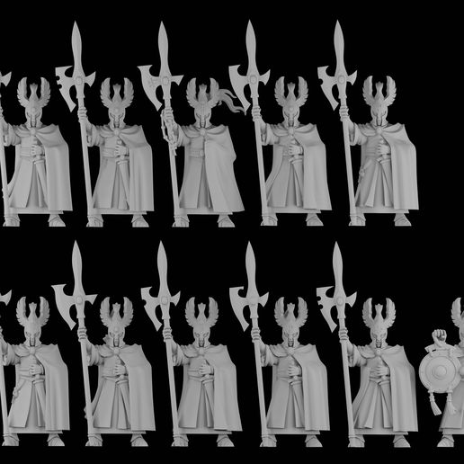 🧝 High elf guardians・ 3D File for 3D printing・Cults