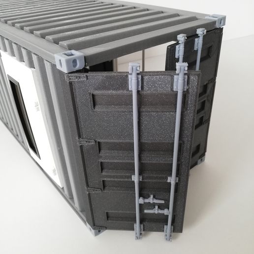 🏢 1:14 20ft Container Office・ 3D File for 3D printing・Cults