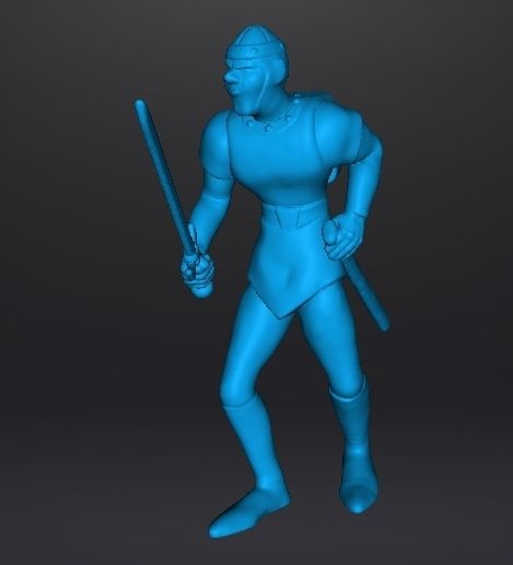 ⚔ DIRK THE DARING MINIATURE MODEL FIGURE FOR FANTASY GAMES RPG DND・ STL ...