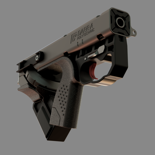 🎮 Cyberpunk 2077 DR-12 Quasar | Tech Revolver・ STL File for 3D printing ...