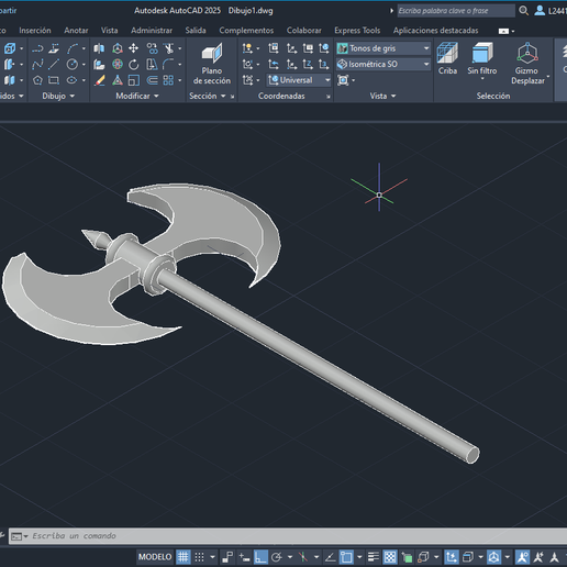 Free STL file Medieval Acha 🪓 ・3D printing template to download・Cults