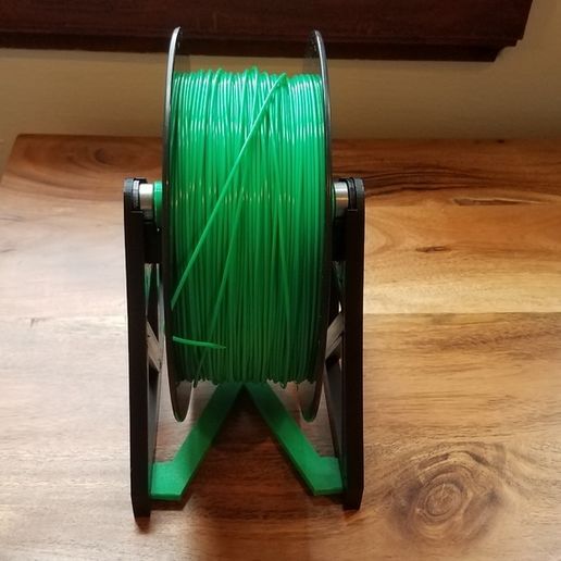 🪢 Desktop Filament Holder - Roller Bearing - 80mm Spool・Free 3D File ...