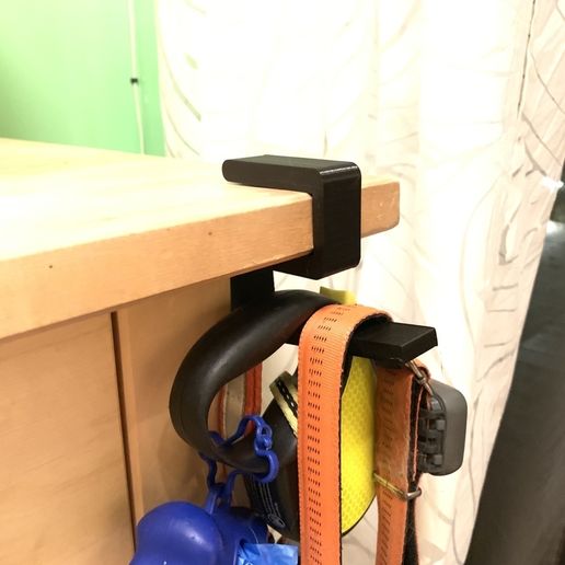 🪝 Desk hook・Free 3D File for ・Cults